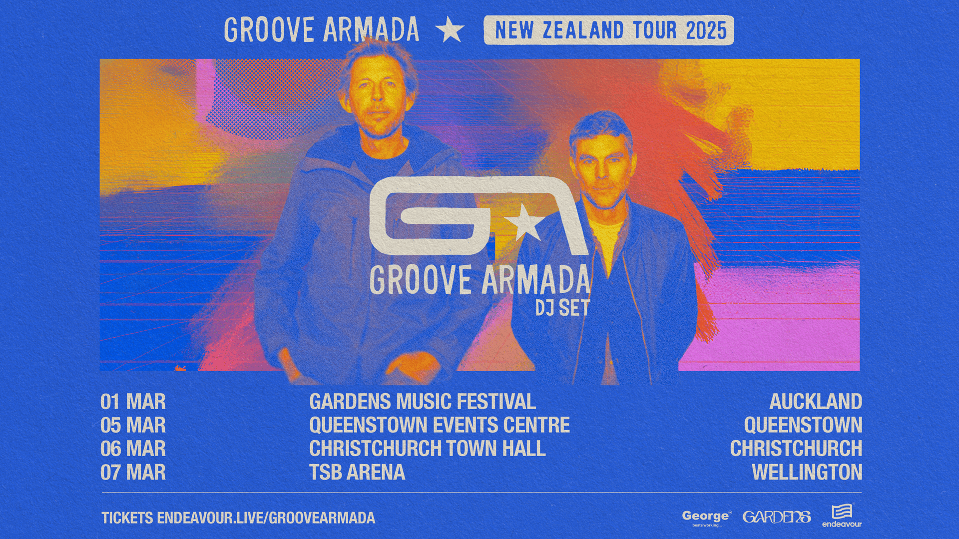 GROOVE ARMADA RETURN ANNOUNCING NZ TOUR INCLUDING HEADLINING