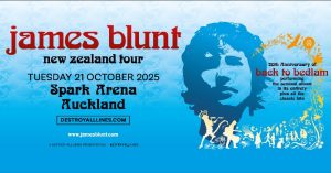 James Blunt Announces 2025 Auckland Show