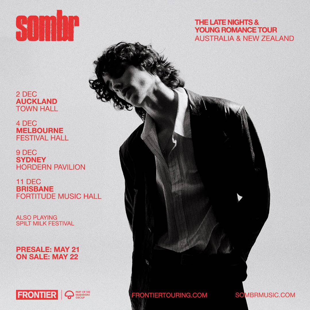 sombr Announces Debut Headline AU & NZ Dates as Part of his