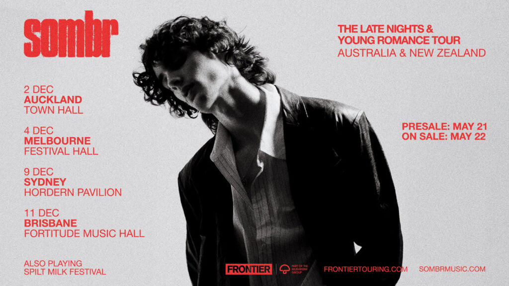 sombr Announces Debut Headline AU & NZ Dates as Part of his