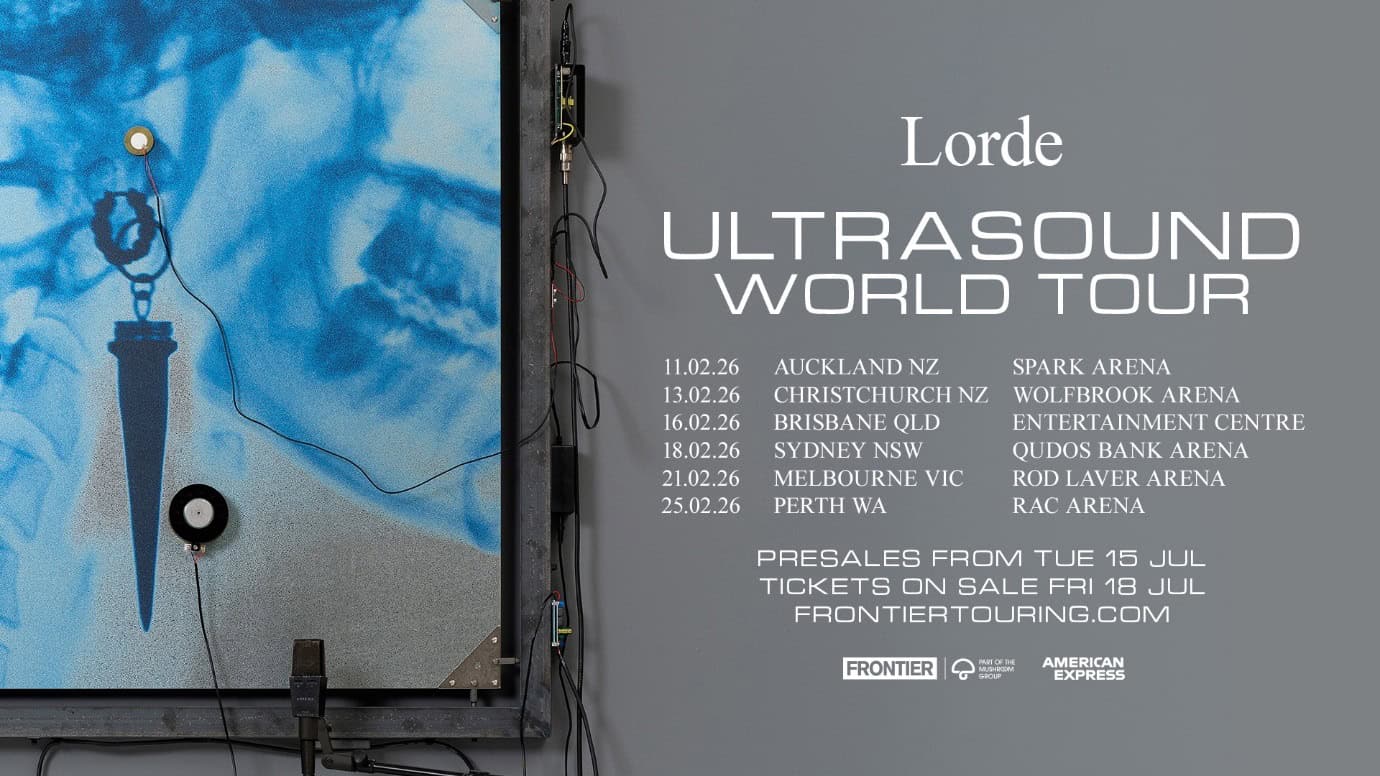 LORDE ANNOUNCES NZ & AUSTRALIA ULTRASOUND WORLD TOUR