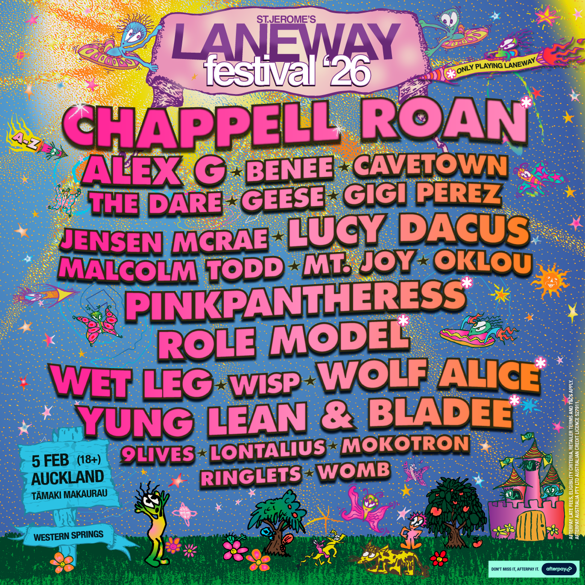Laneway Festival’s 2026 Lineup Is Out Now! | The 13th Floor